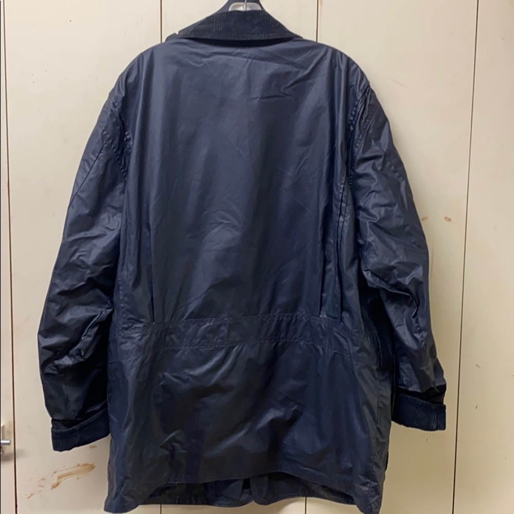 Vintage Woolrich Navy Waxed Cotton Field Jacket - Gem